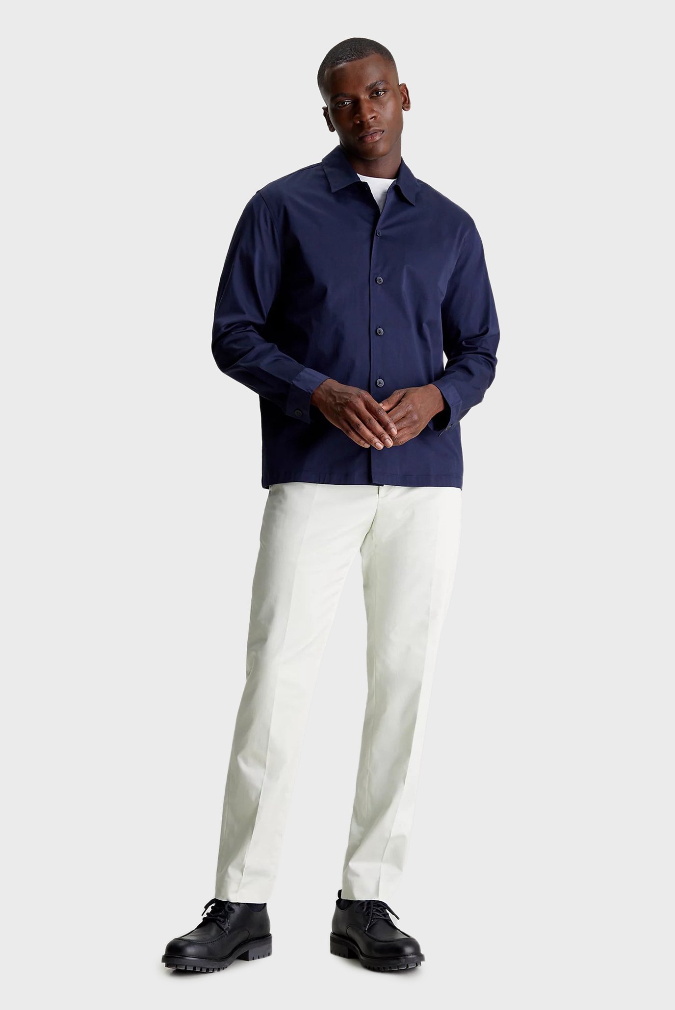 Рубашка STRETCH SATEEN TAILORING SHIRT Calvin Klein K10K112627 — FR Group