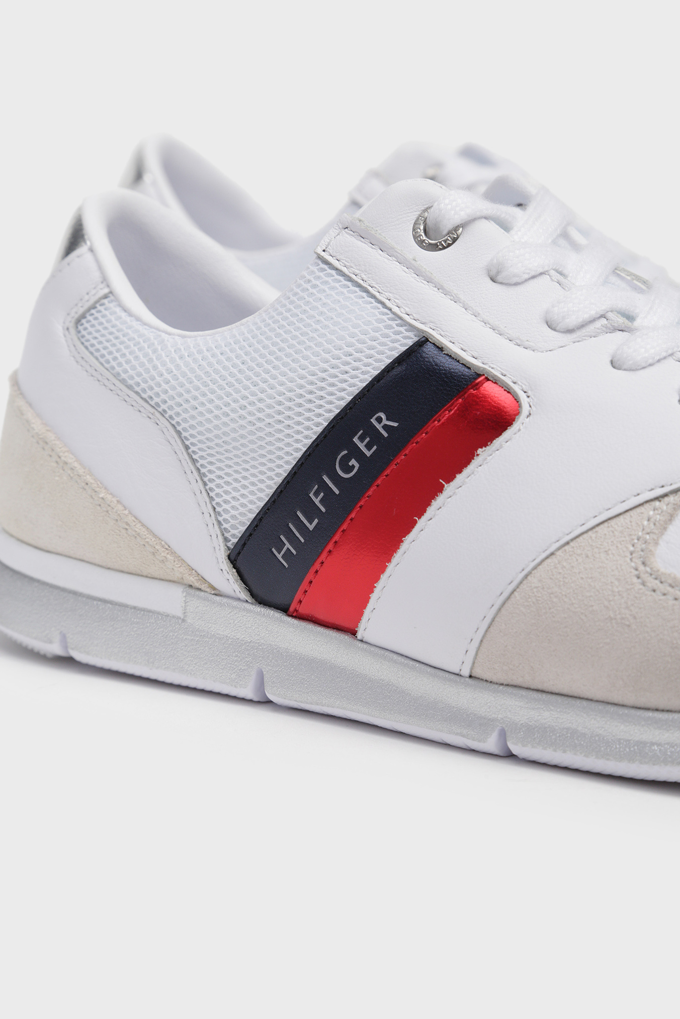 Женские белые кожаные кроссовки LIGHT Tommy Hilfiger FW0FW03785 — FR Group