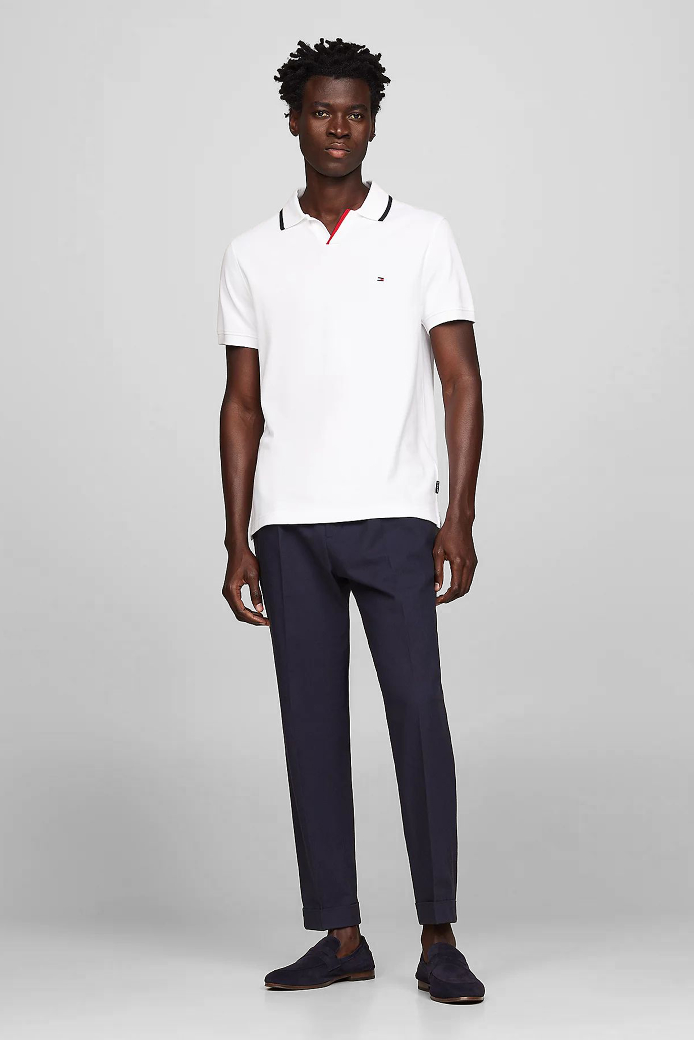 Поло RWB TIPPED V COLLAR REG POLO Tommy Hilfiger MW0MW34772 — FR Group