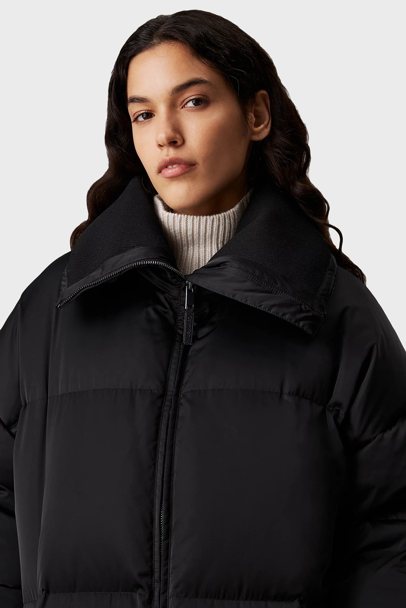 Женский черный пуховик MW PADDED SATIN COAT Calvin Klein K20K207721 ...