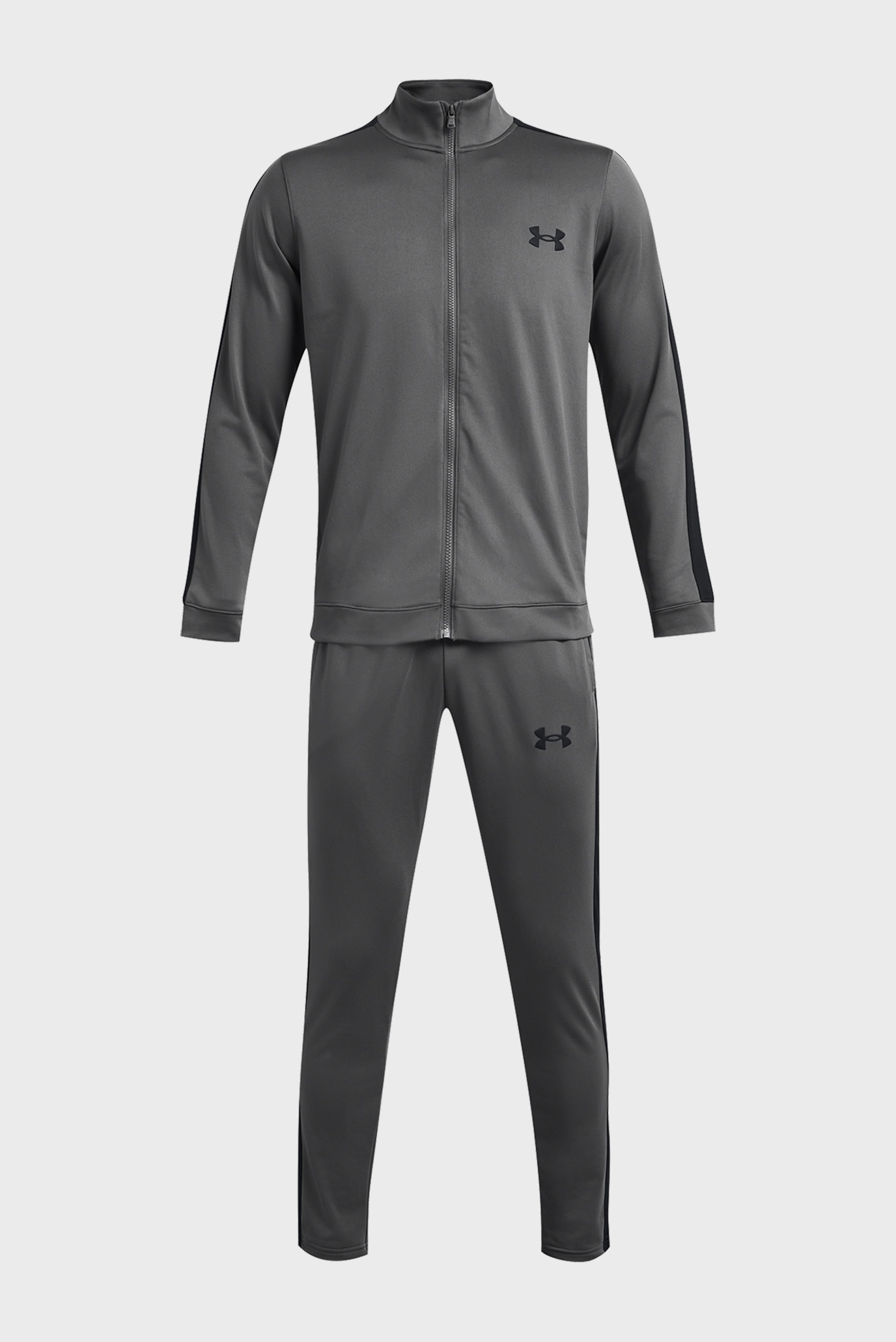 Мужской серый спортивный костюм (кофта, брюки) UA Knit Track Suit Under ...