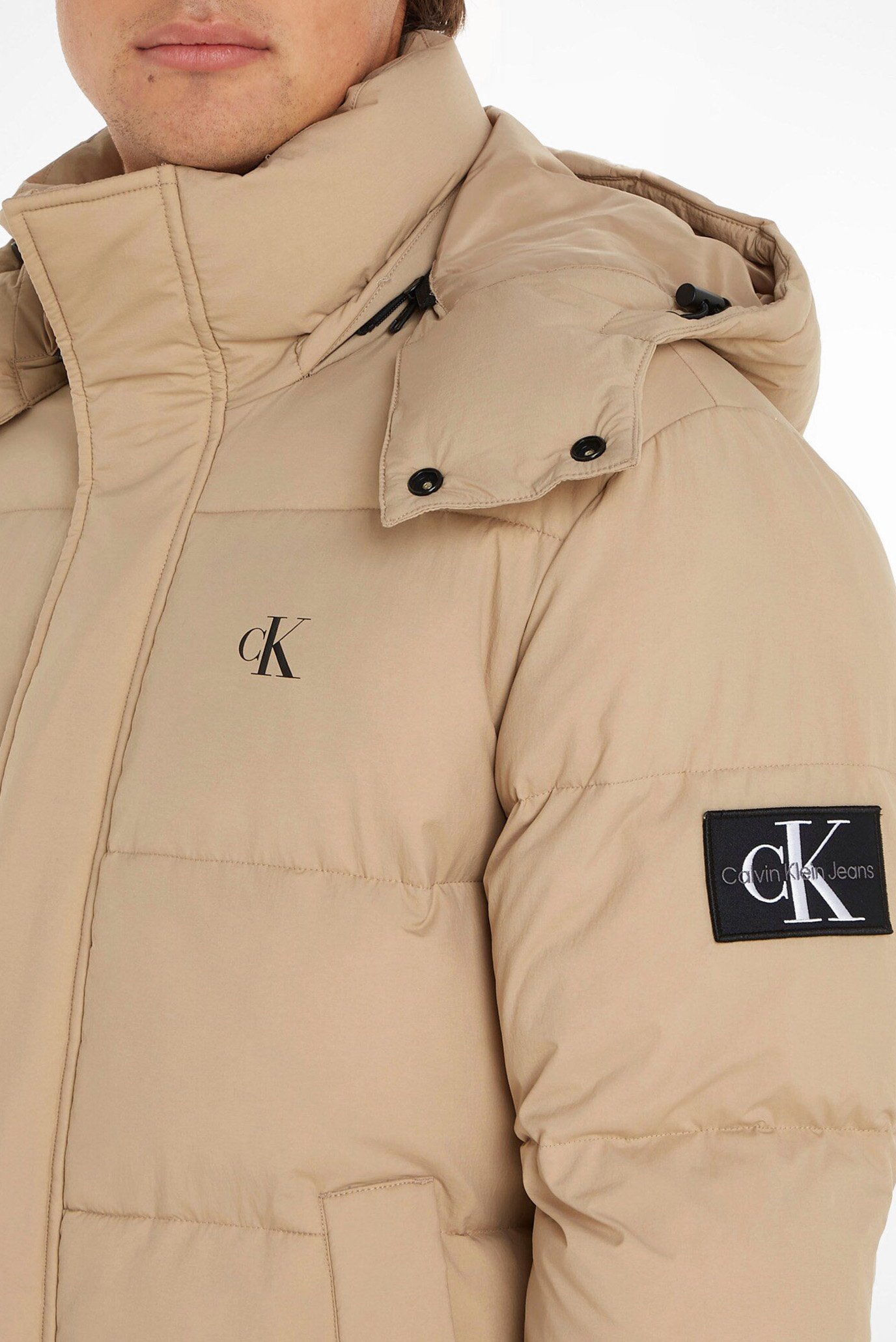Calvin klein beige jacket store