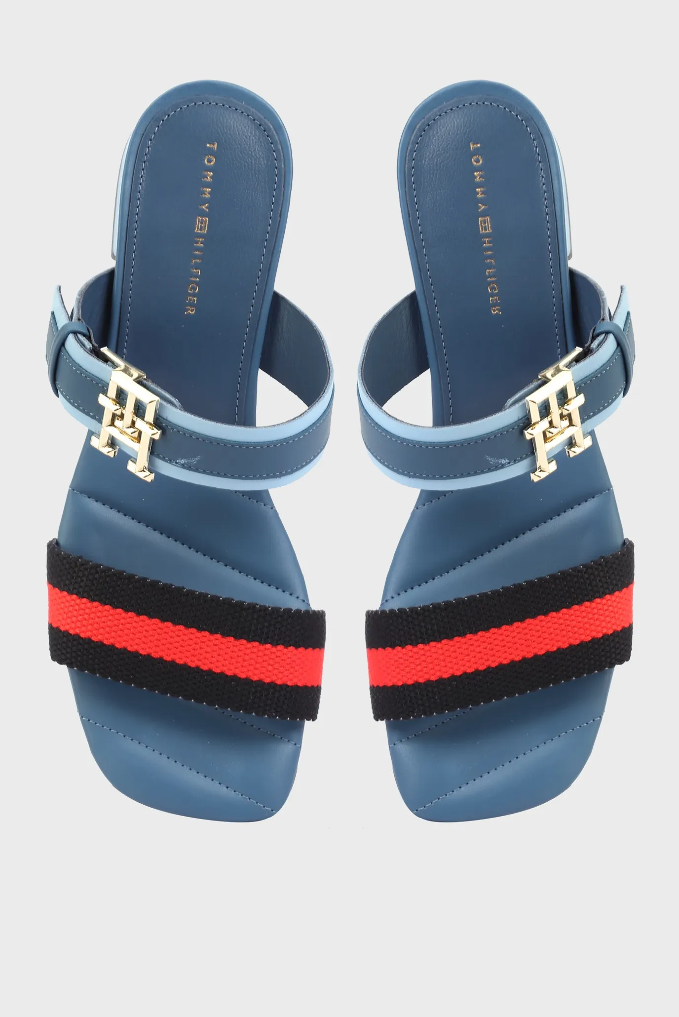 Босоножки HARDWARE BLOCK MID HEEL COMBO Tommy Hilfiger FW0FW07018 — FR ...
