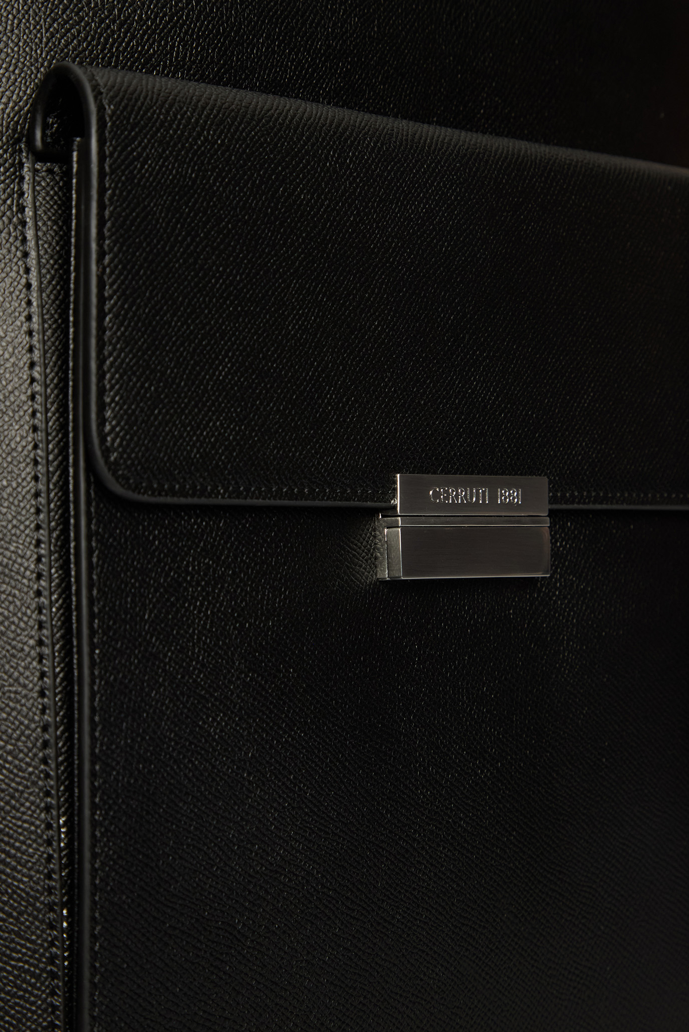 Мужской черный кожаный рюкзак THOMAS BACKPACK Cerruti 1881 CEZA06753M ...