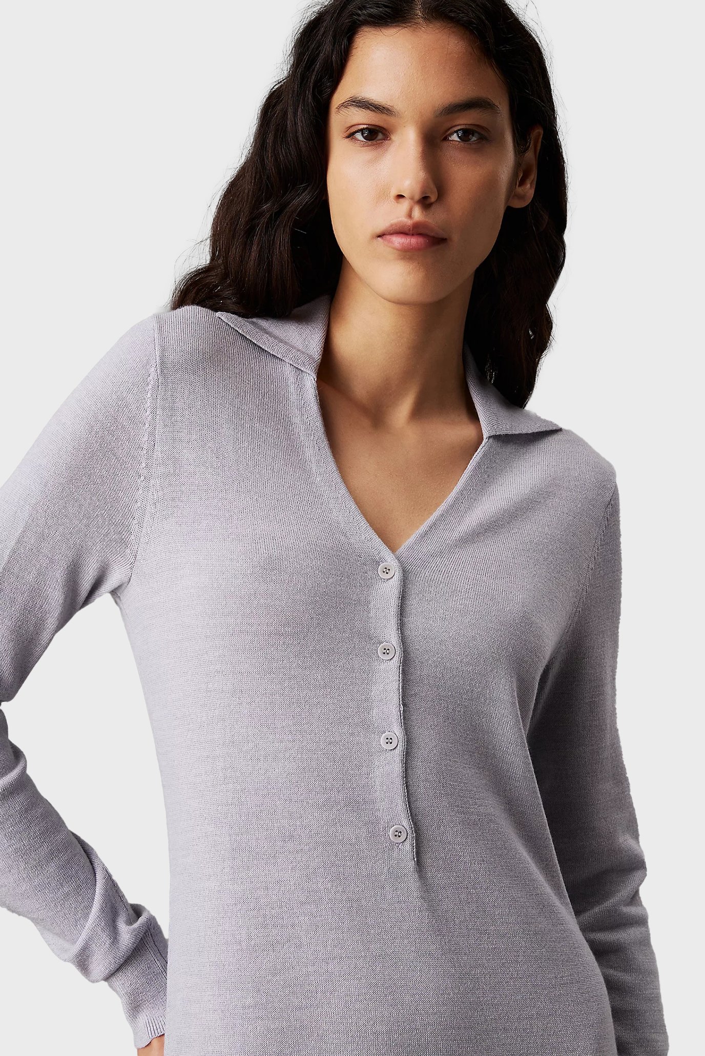 MERINO WOOL BUTTON Calvin Klein K20K207219 FR Group