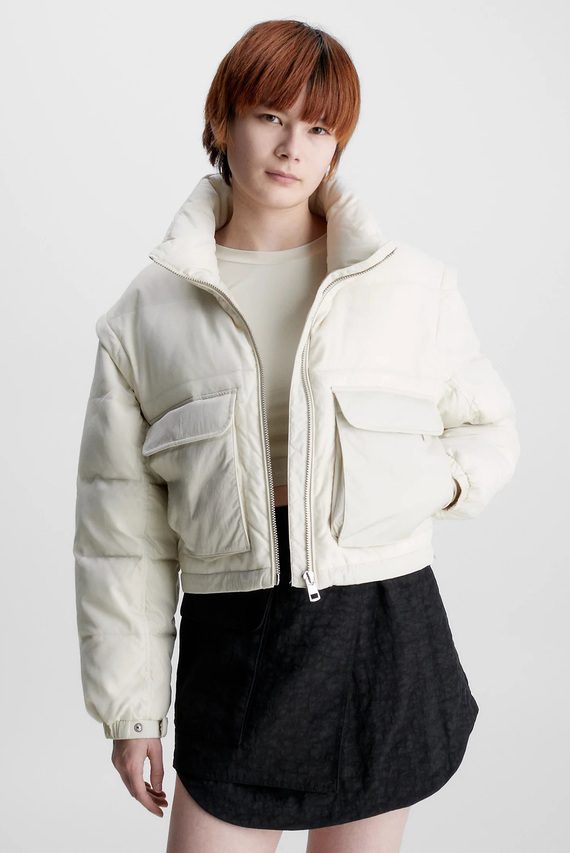 Куртка зимняя Off Placed Logo Oversized Puffer Calvin Klein Jeans